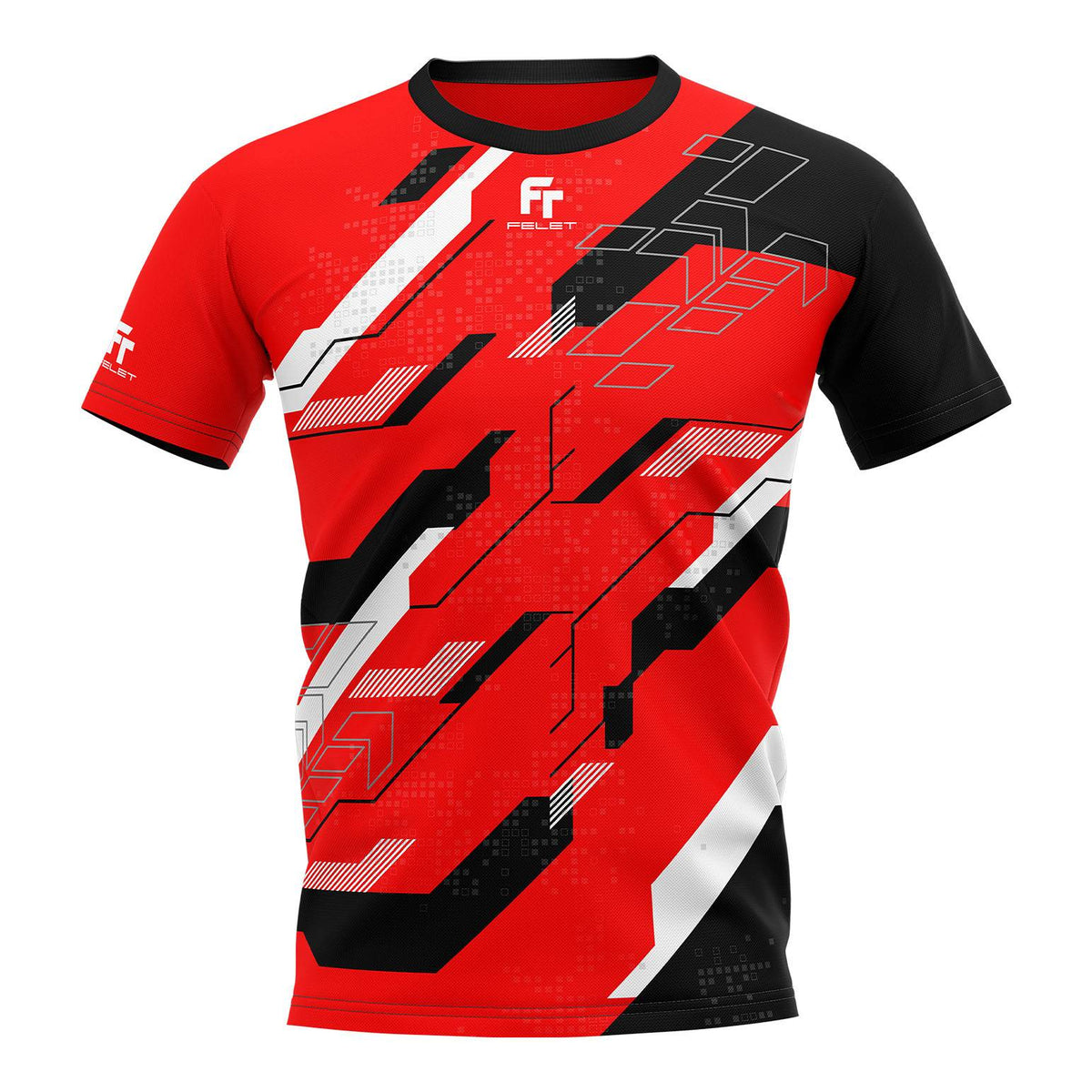 Felet Badminton Shirt JS1503 Red – Alpha Badminton