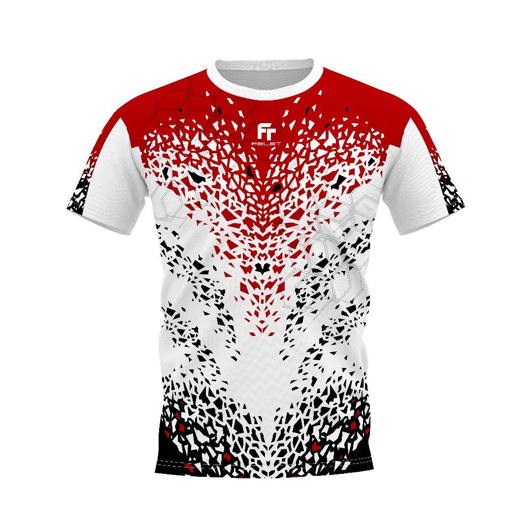 Felet Badminton Shirt RN3610 (Red) – Alpha Badminton